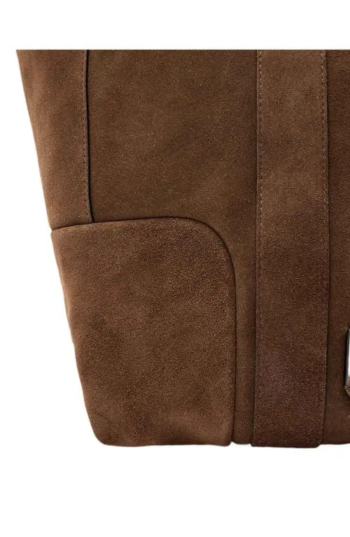 ALLSAINTS Ares Suede Tote