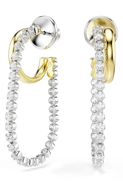 SWAROVSKI Hyperbola Hoop Earrings