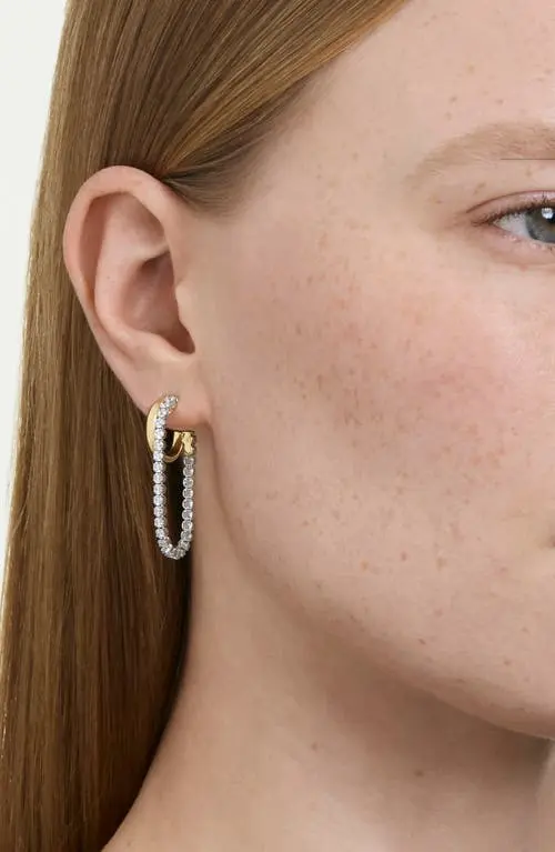 SWAROVSKI Hyperbola Hoop Earrings