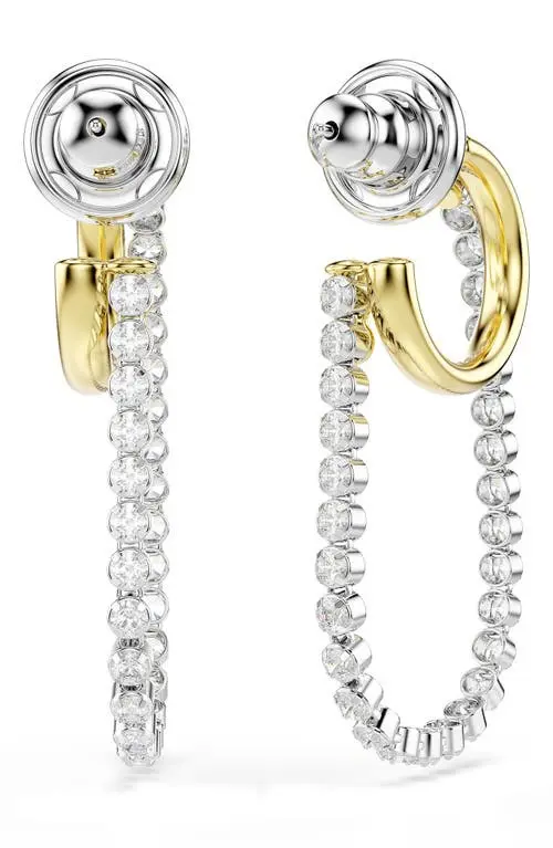 SWAROVSKI Hyperbola Hoop Earrings