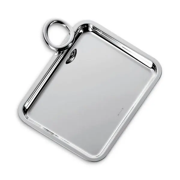 Christofle Vertigo -plated Single Handle Tray