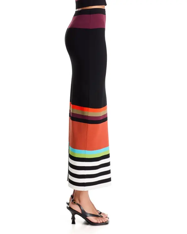 Christopher John Rogers Knit Pencil Midi Skirt