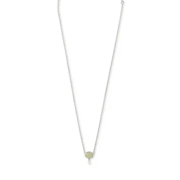 STONE FRUIT Juicy Necklace - Silver