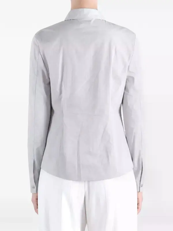 AMOMENTO Long-sleeve Button-up Shirt