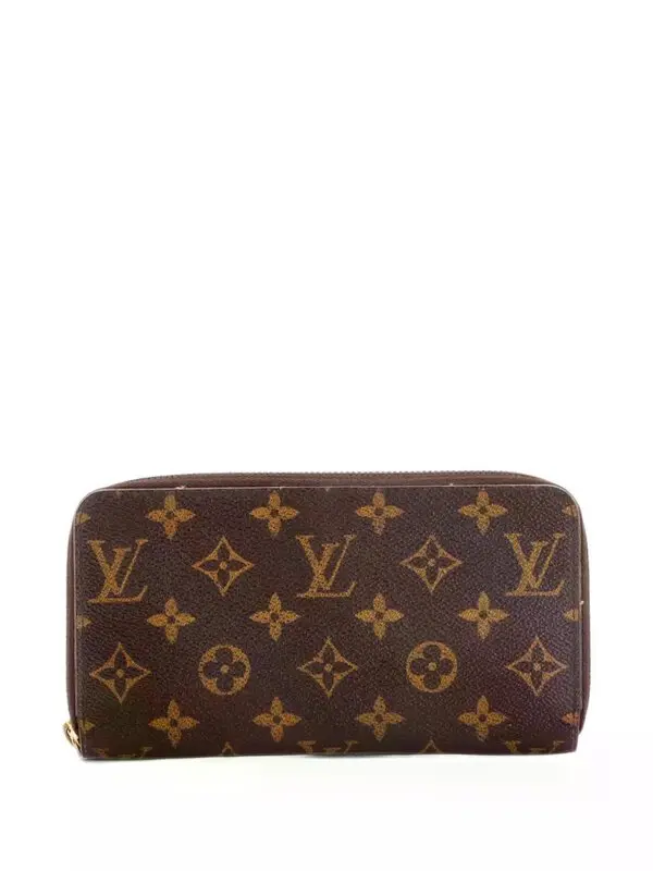 LOUIS VUITTON Zippy Wallet Monogram Canvas Small Wallets