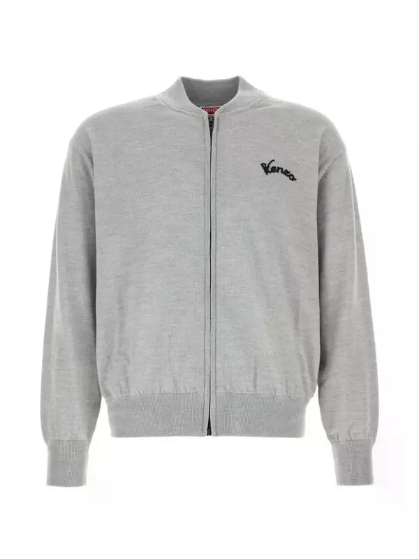 Kenzo Eiffel Tower Zip-up Cardigan