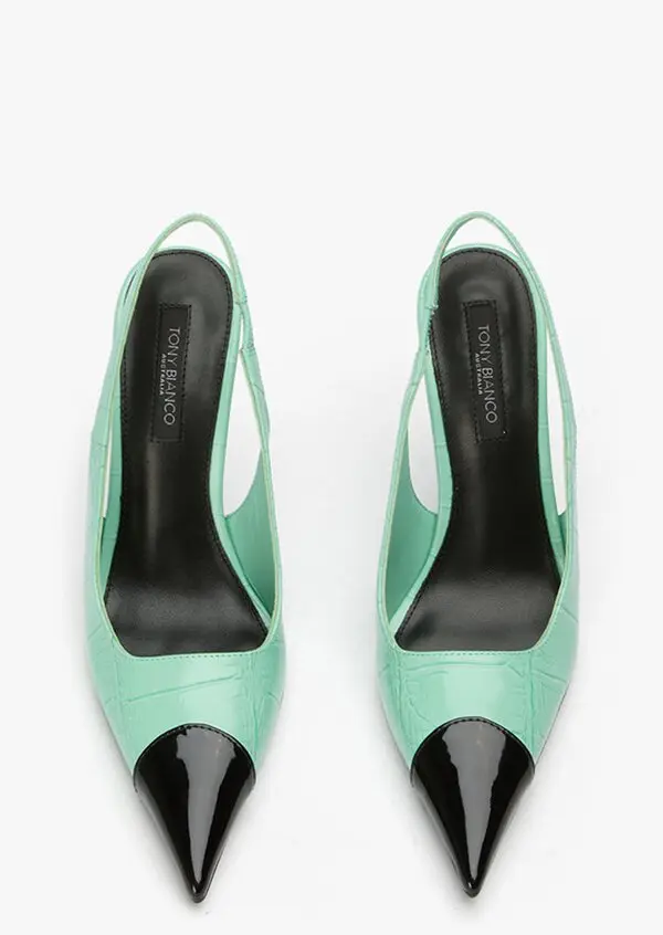 TONY BIANCO Emily - Mint Croco/black