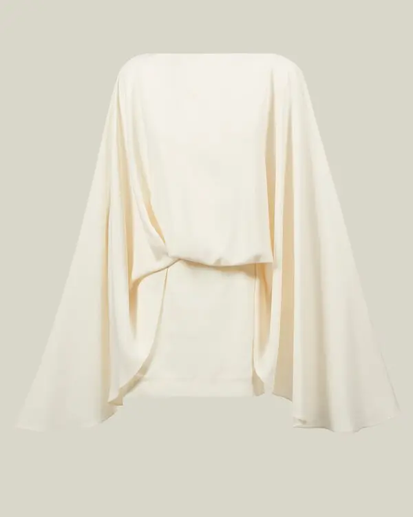 TALLER MARMO Mini Eolia Dress - Latte