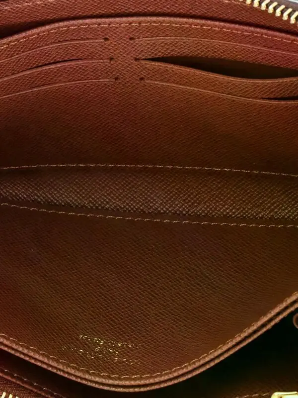 LOUIS VUITTON Zippy Wallet Monogram Canvas Small Wallets