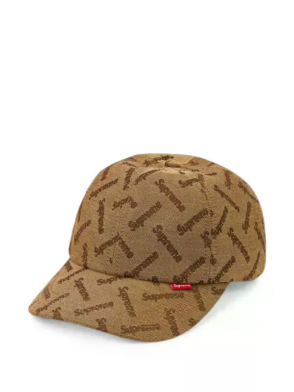 Supreme Monogram-jacquard 6-panel Cap