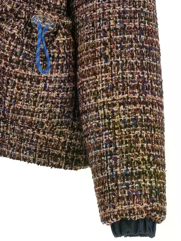 MARBELL Kate Panelled Tweed Jacket - Brown