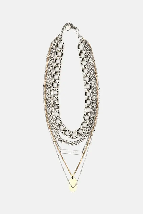 Rabanne Collier 5 Rangs - Argento