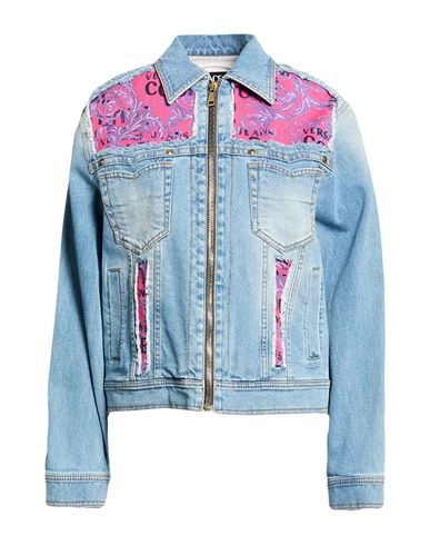 Versace Denim Outerwear Size Cotton, Elastane