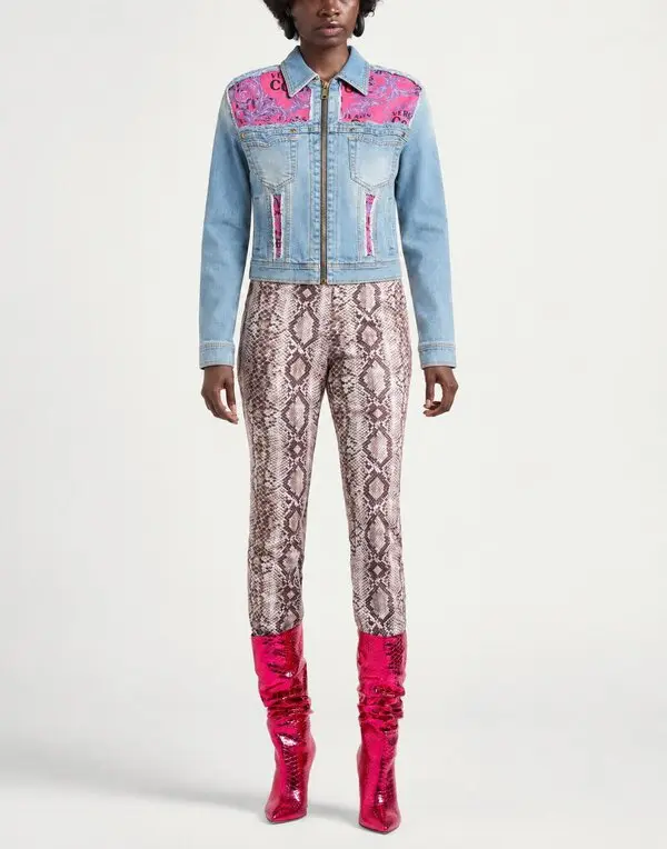 Versace Denim Outerwear Size Cotton, Elastane