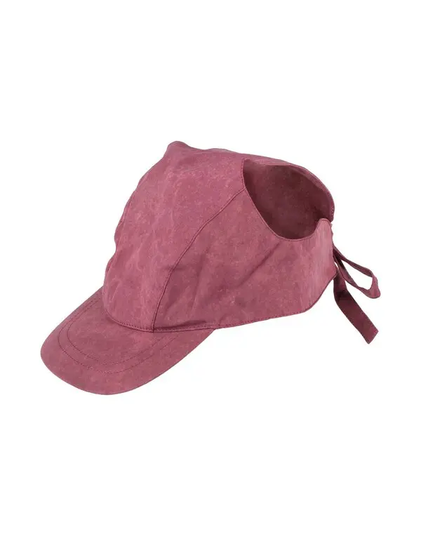 RANRA Hat Burgundy Size Cotton
