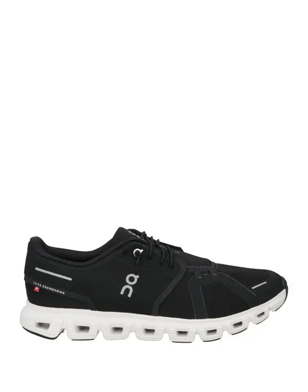 On Cloud 6 Sneakers Taupe Size Textile Fibers, Synthetic Material - Black