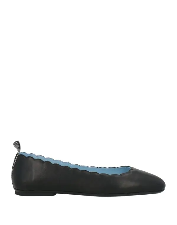 VOILE BLANCHE Ballet Flats Light Size Leather - Black