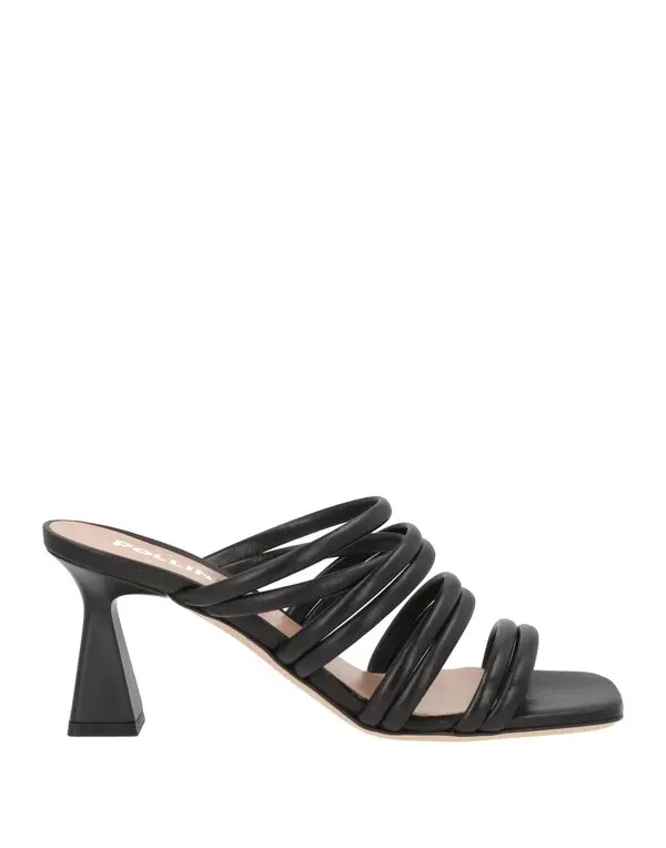 POLLINI Sandals Size Leather