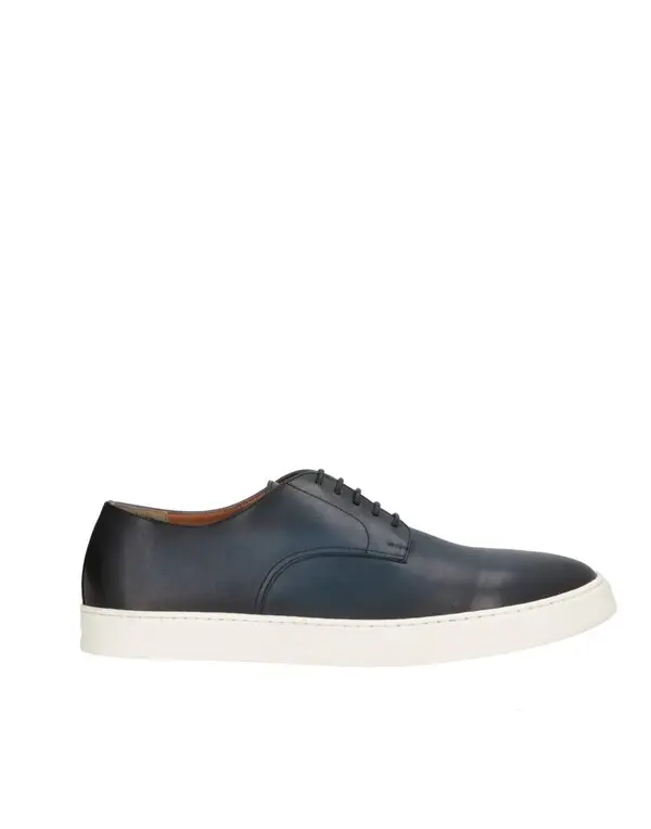 DOUCAL'S Steve Lace-up Shoes Size Leather - Navy