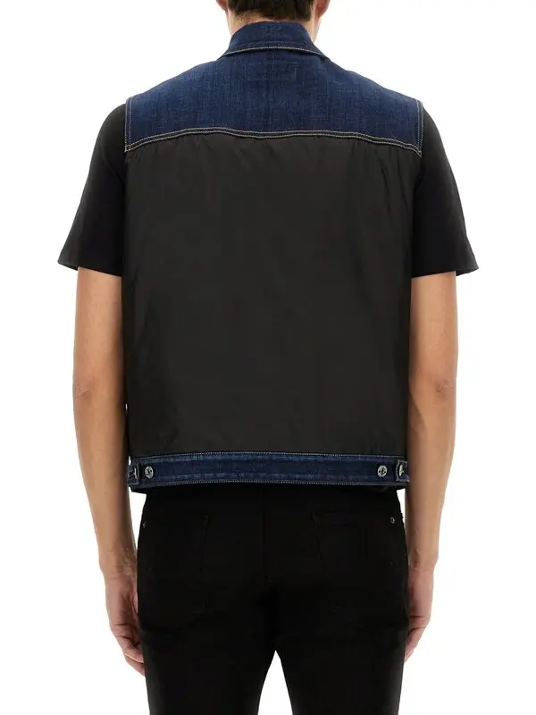 Dsquared2 Denim Puffer Vest