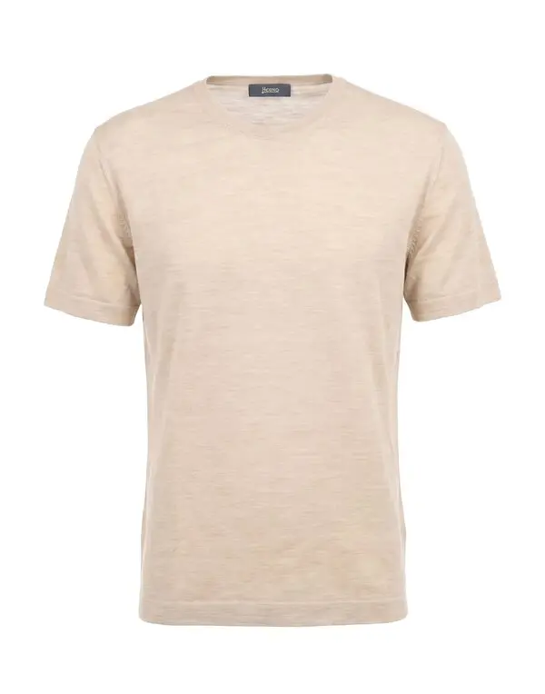 Herno Sweater Size Virgin Wool, Silk - Beige