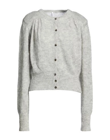 Liviana Conti Cardigan Size Mohair Wool, Polyamide, Wool, Metal - Grey