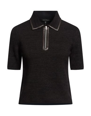 Rag & Bone Sweater Dark Size Wool, Polyamide, Elastane