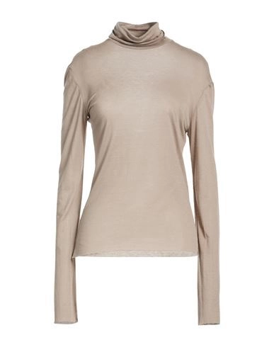 ALYSI T-shirt Taupe Size Viscose, Wool