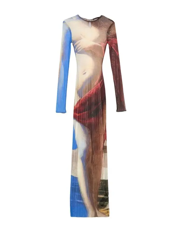 Balmain Maxi Dress Size Polyamide