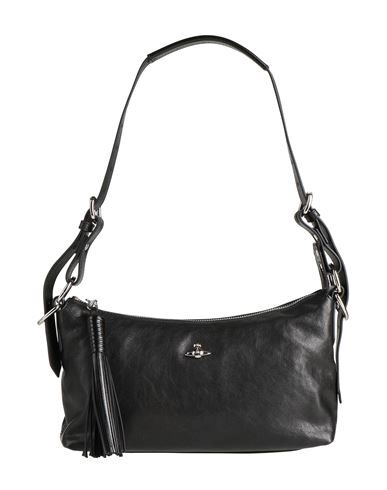 VIVIENNE WESTWOOD Emma Shoulder Bag Shoulder Bag Leather - Black