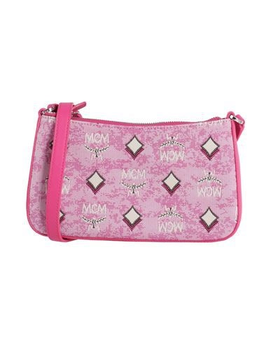 Mcm Cross-body Bag Textile Fibers - Fuchsia