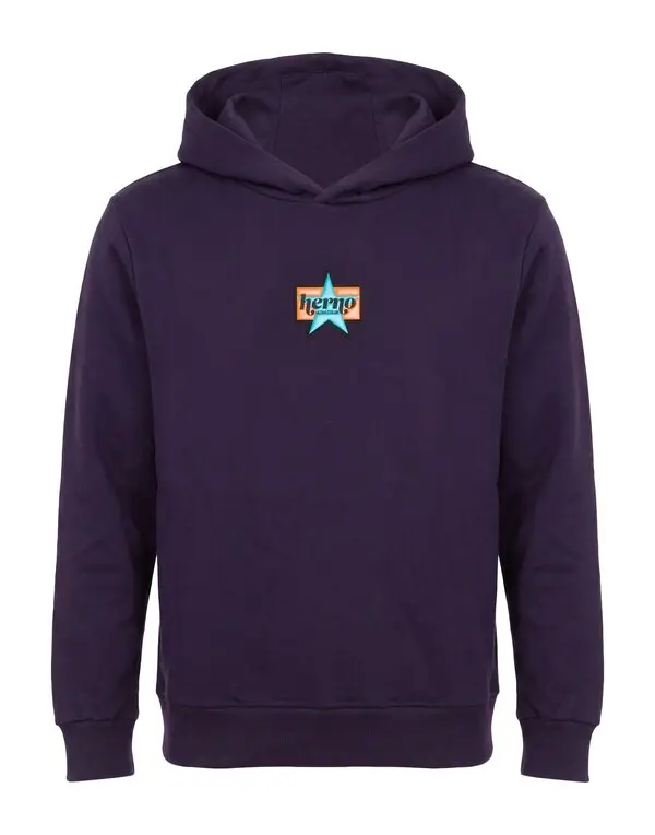 Herno Sweatshirt Size Cotton - Purple