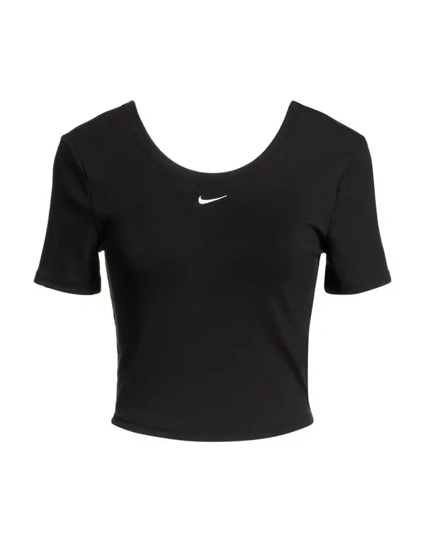 Nike T-shirt Size Polyester, Lyocell, Elastane - Black