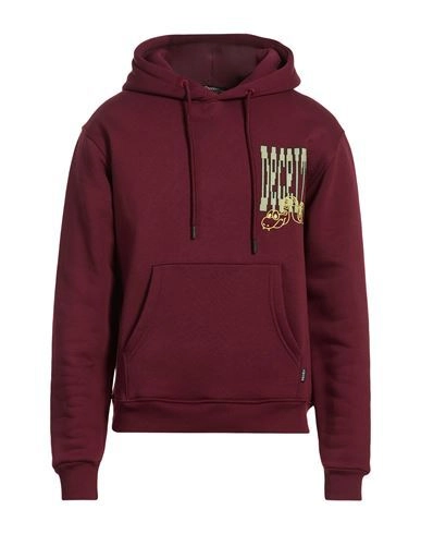 DECĒIT Sweatshirt Burgundy Size Cotton