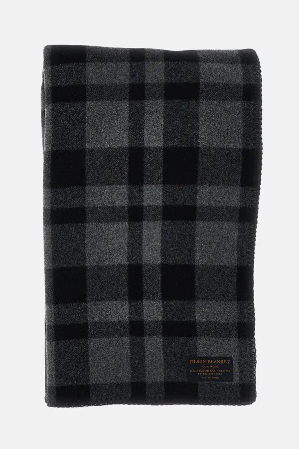 Filson Coperta In Lana Mackinaw Con Motivo A Quadri - Grey