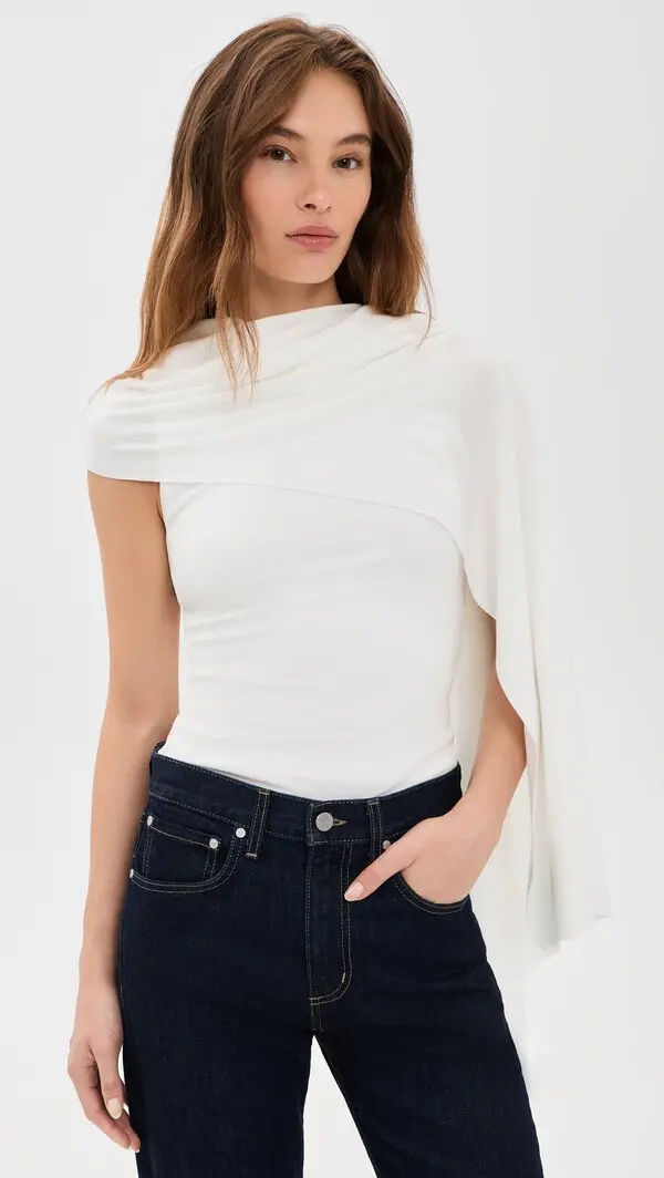 Line & Dot Arabella Cape Top
