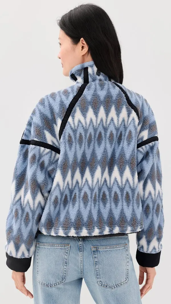 Free People Mountain High Half Zip Fleece Pullover