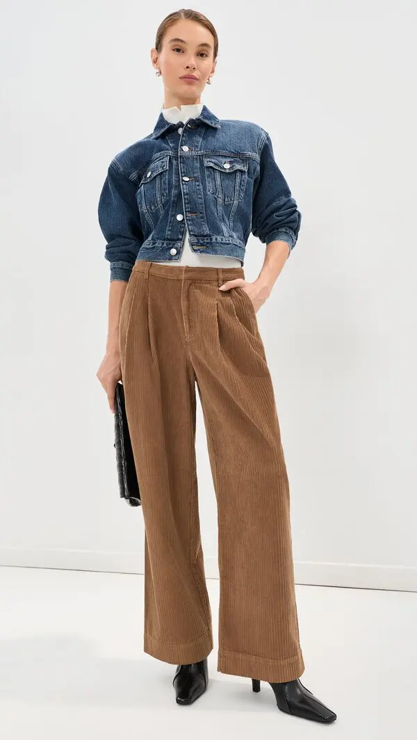 LE BOP Belle Corduroy Trousers - Camel