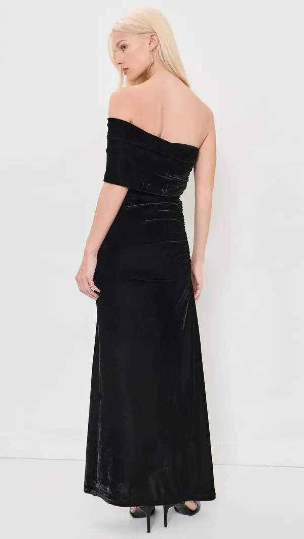 Bardot Calia Velour Maxi Dress