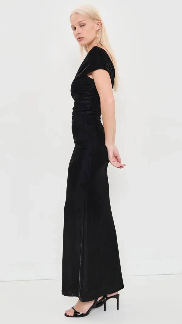 Bardot Calia Velour Maxi Dress