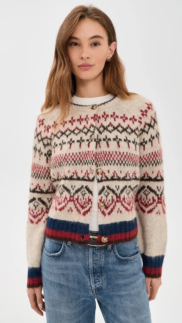 Line & Dot Ax Fair Isle Sweater