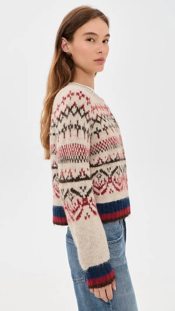 Line & Dot Ax Fair Isle Sweater