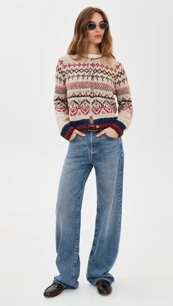Line & Dot Ax Fair Isle Sweater
