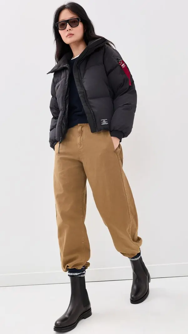 Alpha Industries Sierra Short Relaxed Fit Puffer