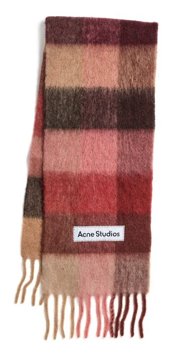 Acne Studios Vally Scarf - Red