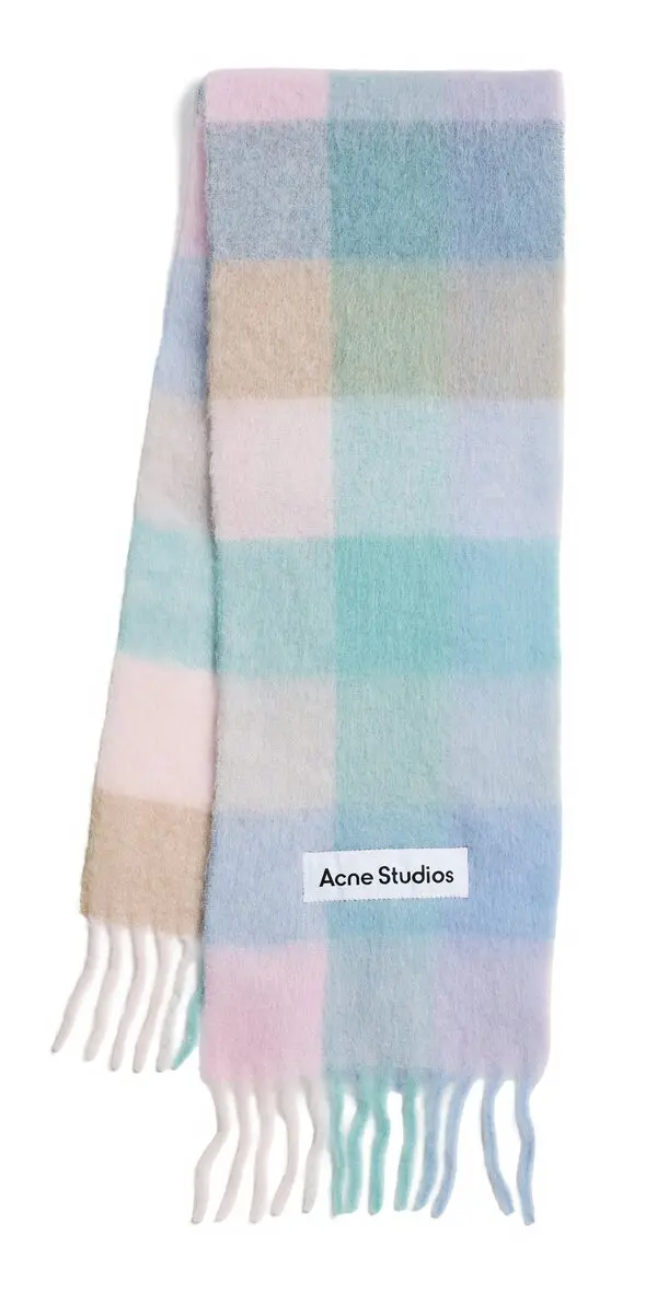 Acne Studios Vally Scarf - Aqua
