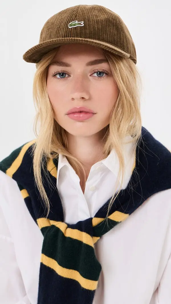 Lacoste Corduroy Hat - Mascara