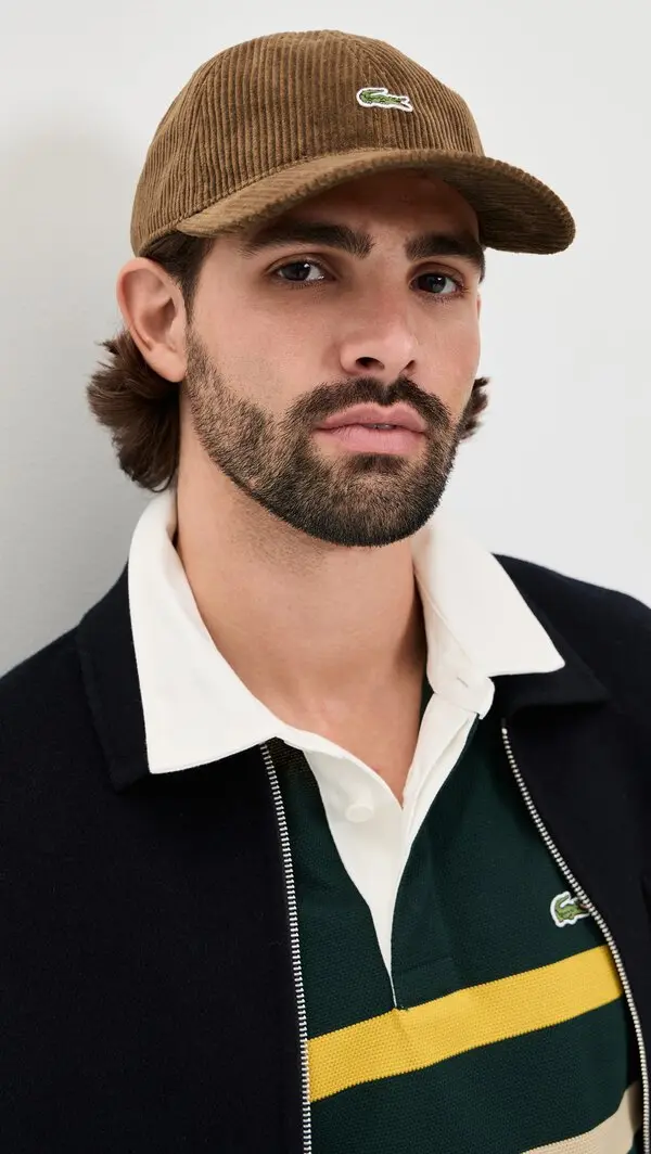Lacoste Corduroy Hat - Mascara