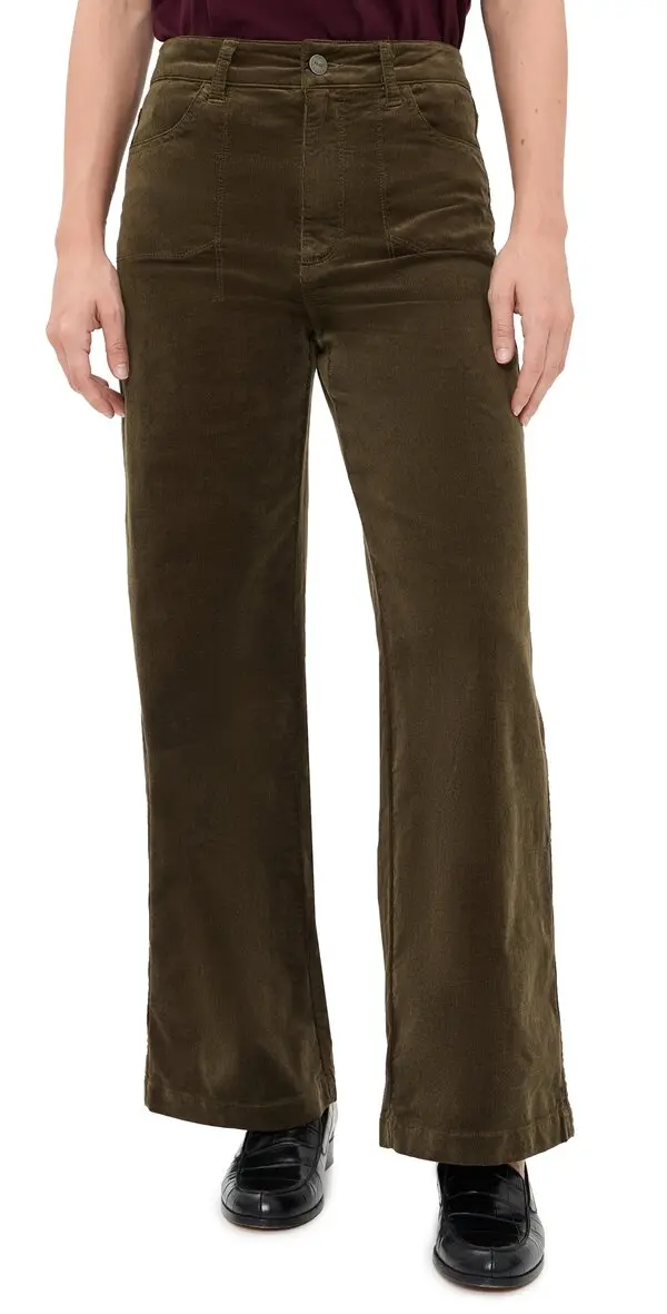 Paige Anessa Petite Utility Pocket Corduroy Pants