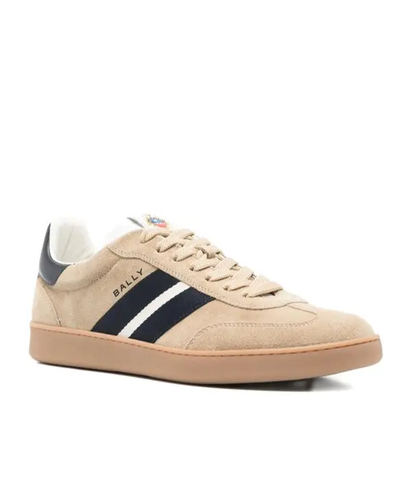 Bally Retro Stripe-detail Lace-up Sneakers